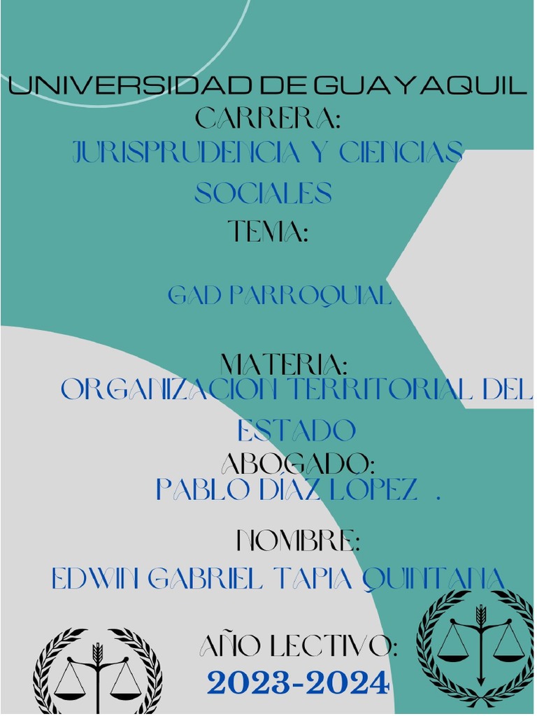 Gad Parroquial | PDF | Alcalde | Ecuador