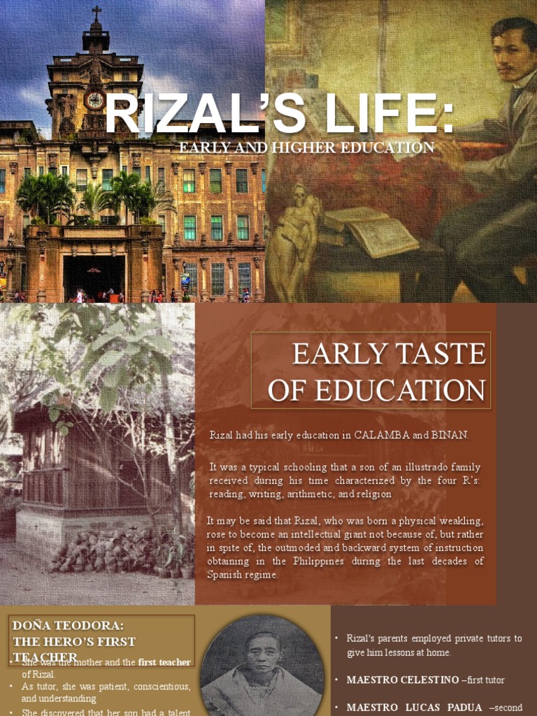 Rizal As A Student - Group 1 (Final Output) | PDF | Academic Degree | Manila