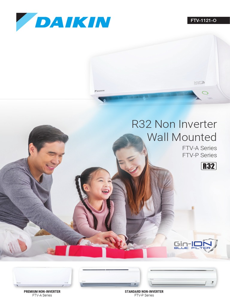 (New Gin-ION) Leaflet - R32 Non Inv (FTV-1121-O) (FTV-P Non-WiFi) | PDF ...