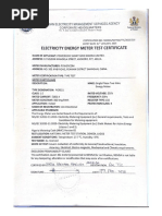 Meter Testing Report Application Format | PDF