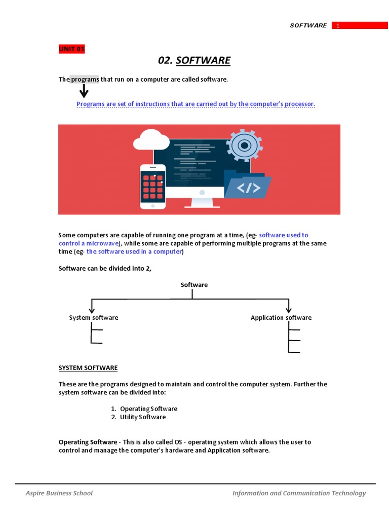 Ict Software Paper | PDF | Operating System | Software