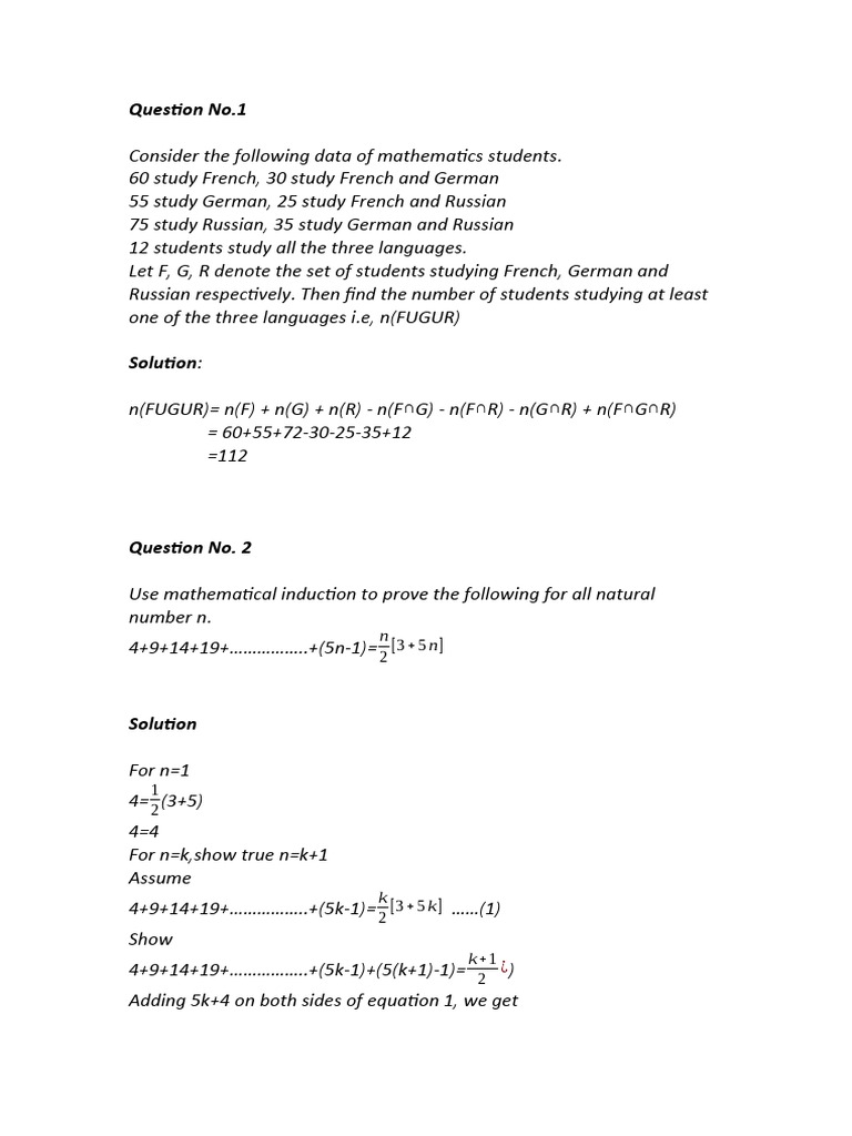 Fall 2022 - MTH104 - 1 - SOL | PDF | Science & Mathematics | Computers