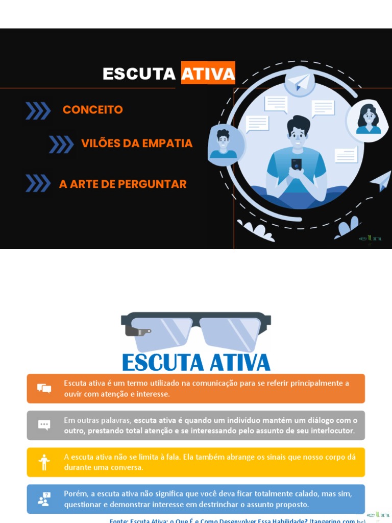 Escuta Ativa: Conceitos e Práticas | PDF | Autoajuda