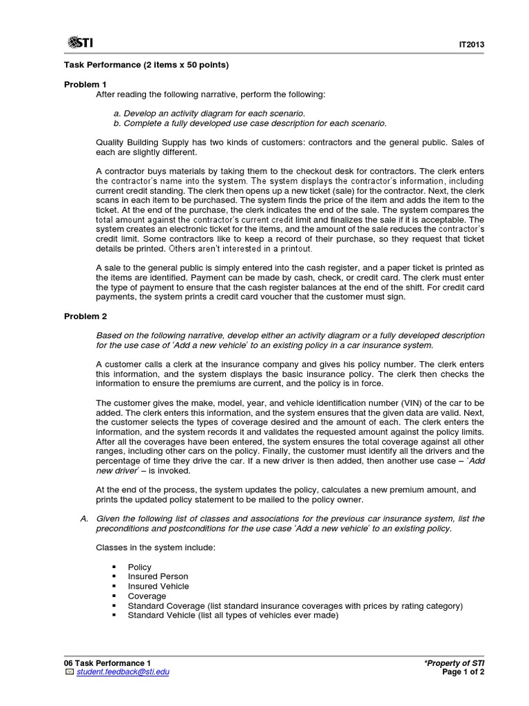 06 Task Performance 1 | PDF | Credit Card | Insurance 06 Task Performance 1 | PDF | Credit Card | Insurance