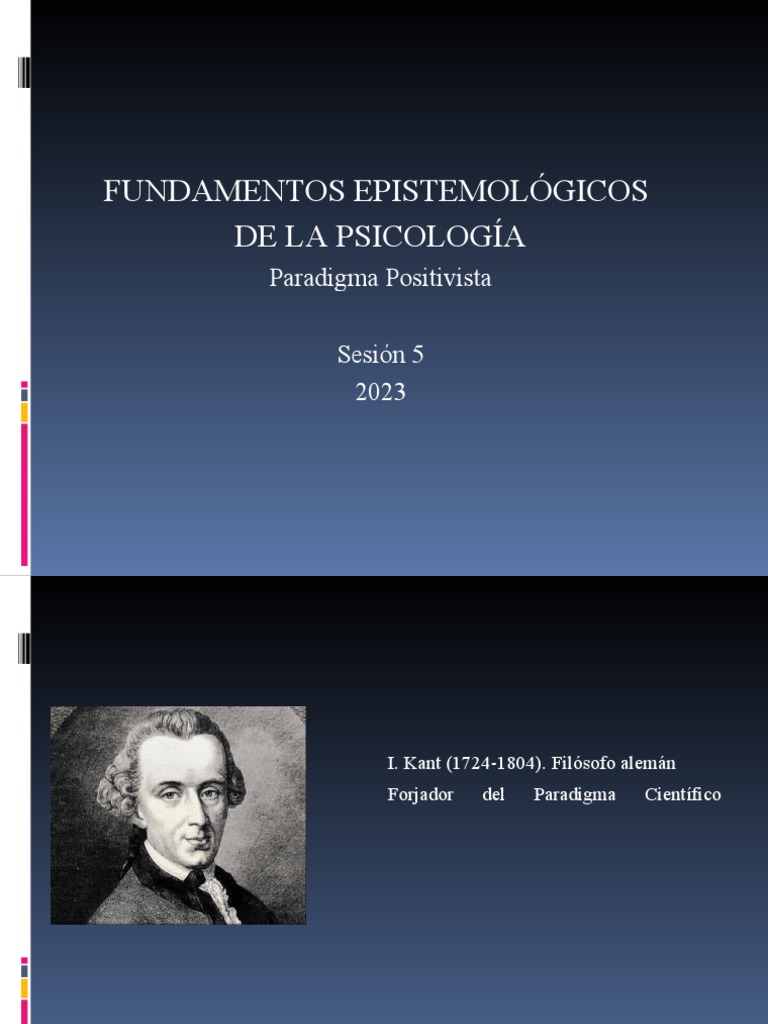 Presentación 5 Paradigma Positivista 1 | PDF | Objetividad (filosofía) | Positivismo