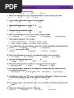 BLS Exam Student Answer Sheet | PDF