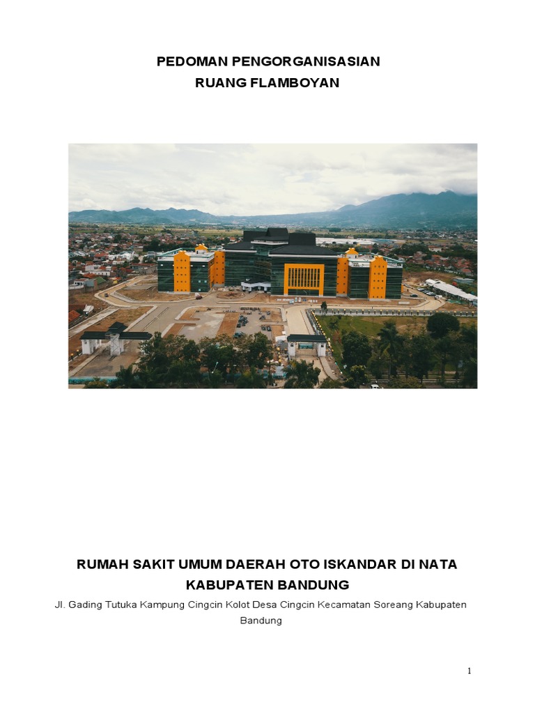 Pedoman Organisasi RSUD Soreang | PDF | Karier & Perkembangan | Bisnis