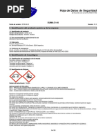 Ficha de Datos de Seguridad Diversey | PDF | Agua | Higiene Ocupacional