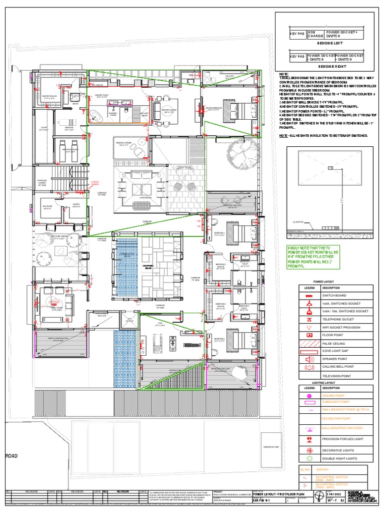 First Floor Power Layout Plan | PDF | Bedroom | Queensland