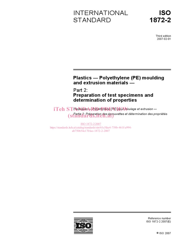 Iso 1872 2 2007 | PDF | International Organization For Standardization | Building Engineering