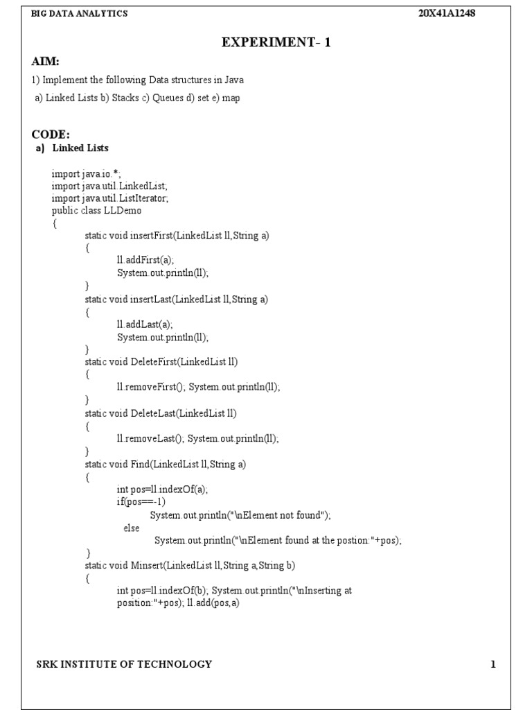 BDA LAB FINAL (Repaired) | Download Free PDF | Map Reduce | Apache Hadoop