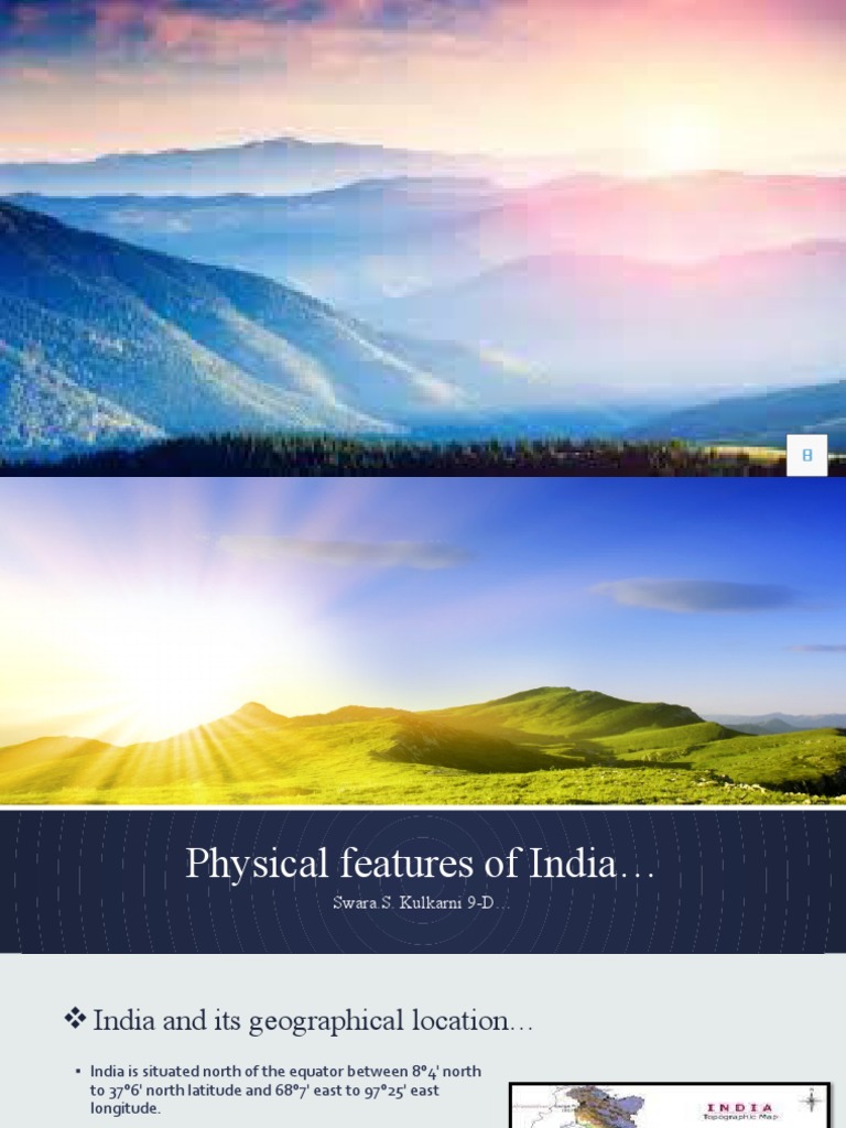 Physical Features of India | PDF | Island | Himalayas