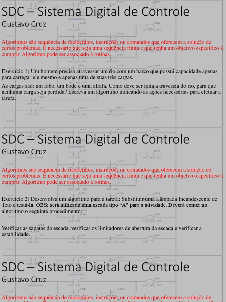 SDC - Algoritmo | PDF | Algoritmos | Programas