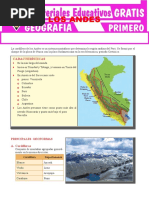 Relieve Andino del Perú: Tipos y Características | PDF | Andes | Volcán
