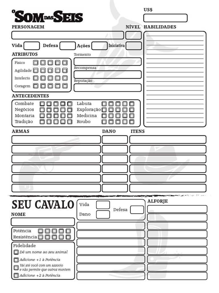 Som Das Seis Ficha | PDF