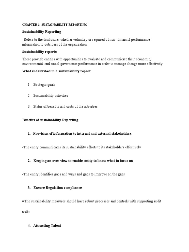 Benefits Of Sustainability Reporting Pdf