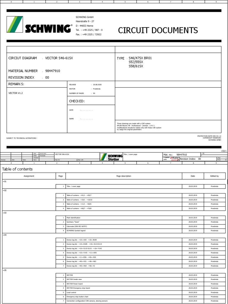 Circuit Documents: VECTOR S46-61SX Circiut Diagram S46/47SX BR01 S52 ...