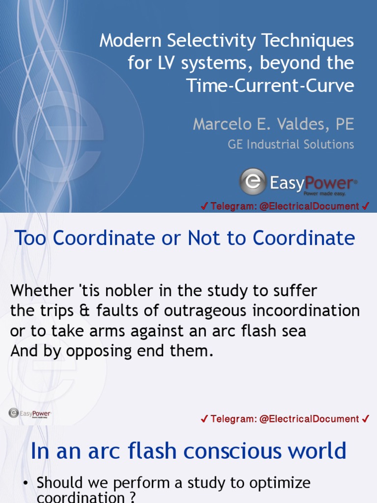 Modern_Selectivity_Techniques_for_LV_System | PDF | Fuse (Electrical)
