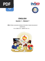 English 6 - Quarter 1 - Module 4 | PDF | Learning | Symbols