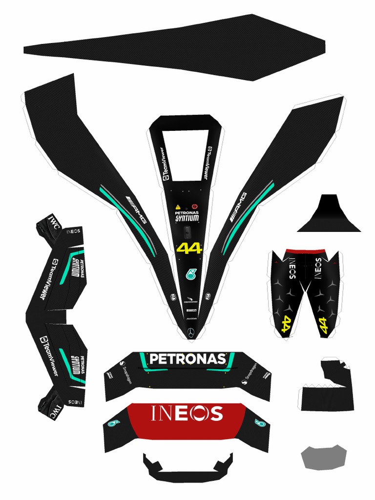 Mercedes W14 - Lewis Hamilton 2023 by SurajS | PDF