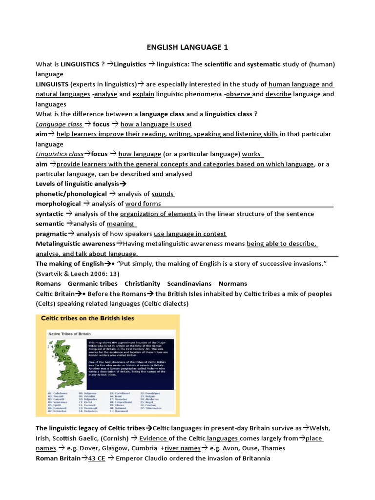 English Language 1 | Download Free PDF | Phoneme | English Language