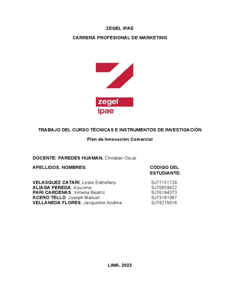 Entrevista y Focus Group Tomalo Con Sabor | PDF | Liderazgo | Grupo de ...
