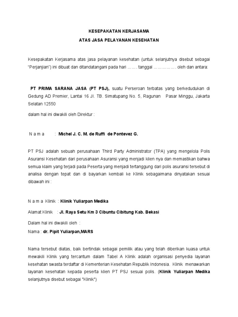 Draft Klinik 2020 - PSJ Rajal PT PSJ | PDF | Pengelolaan Keuangan & Uang | Pengembangan Diri