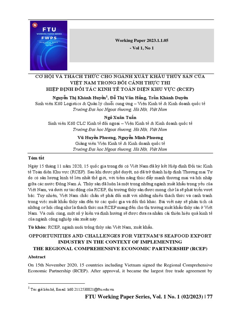 FWPS Vol 1 No 1 Paper 5 | PDF