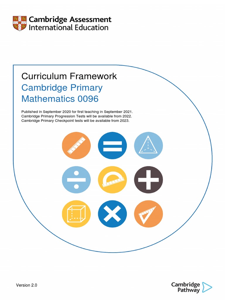 0096 Primary Mathematics Curriculum Framework 2020 - tcm142-592530 ...