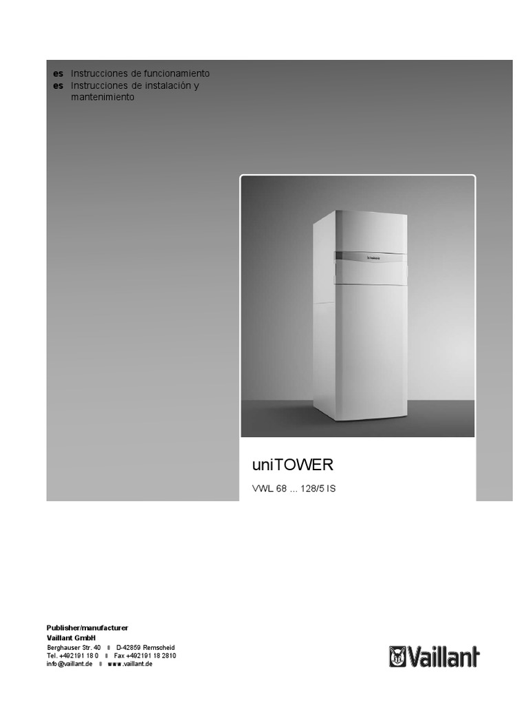 Unitower Split Manual de Instalacin Torre Hidralica 1630594 | PDF | Agua | Ingenieria Eléctrica