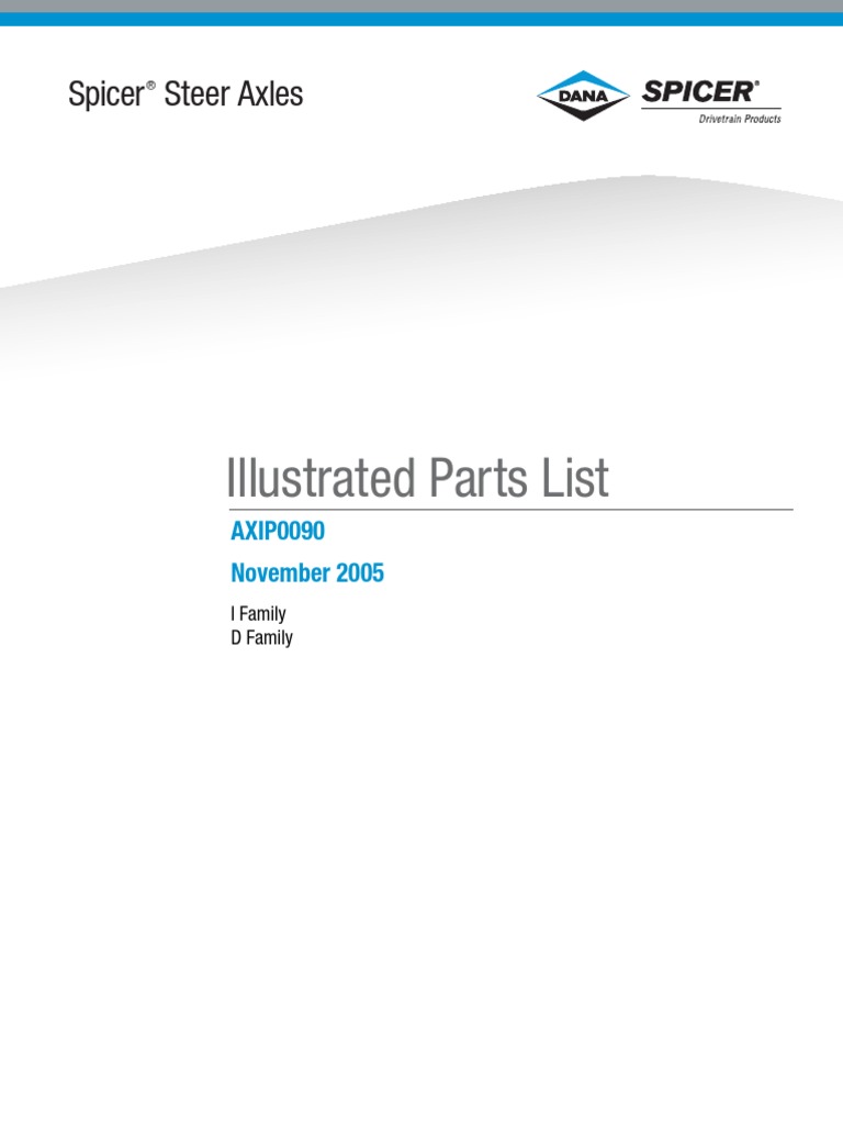 King Pin Spicer 2 | PDF | Steering | Axle