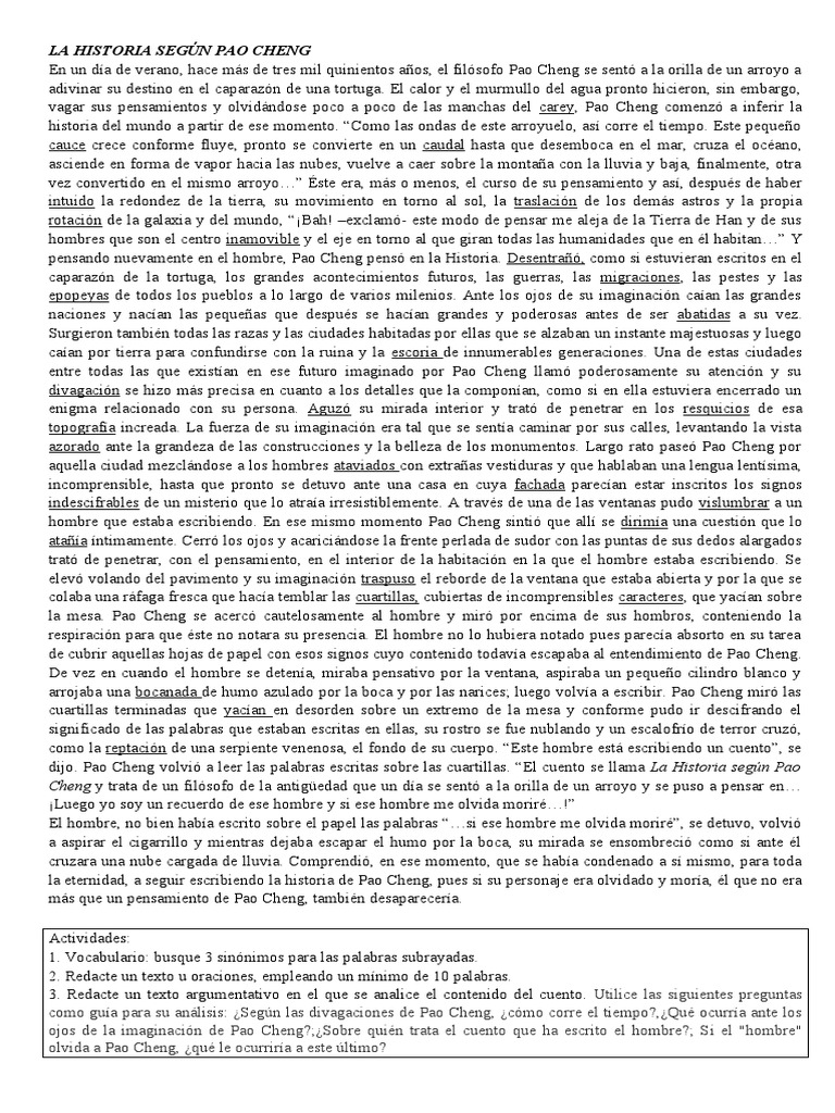 El Destino de Pao Cheng | PDF