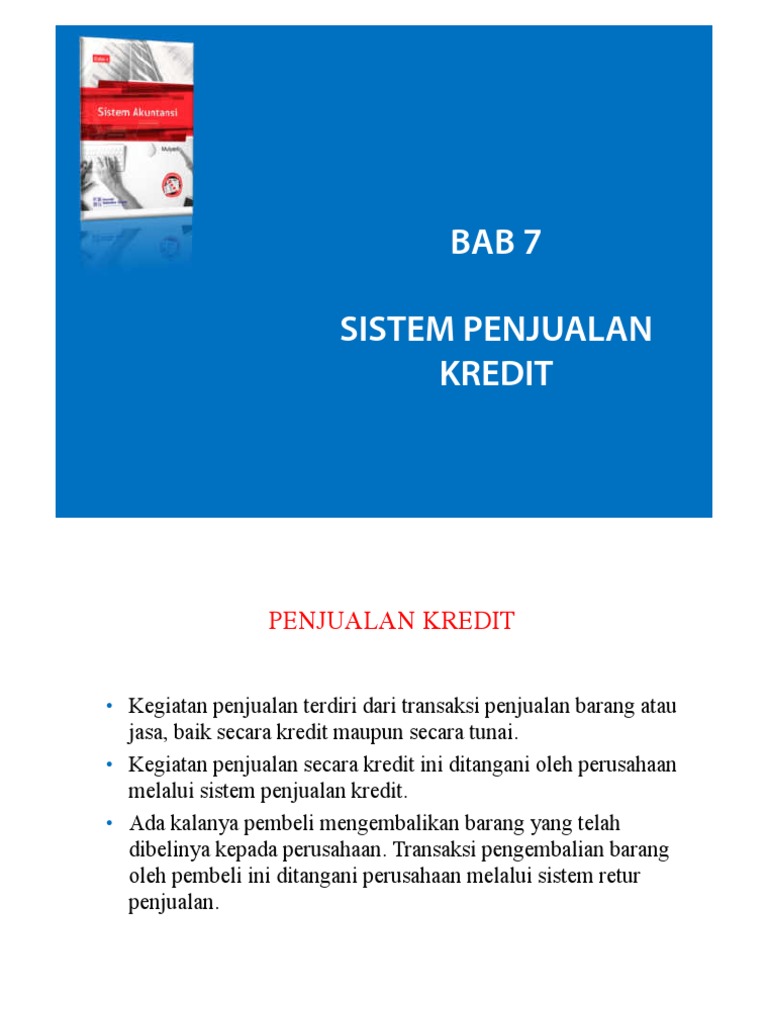 BAB 7 Sistem Penjualan Kredit | PDF
