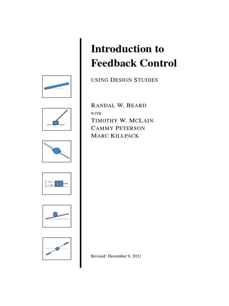 Feedback Control Design Studies | PDF | Rotation Around A Fixed Axis | Velocity