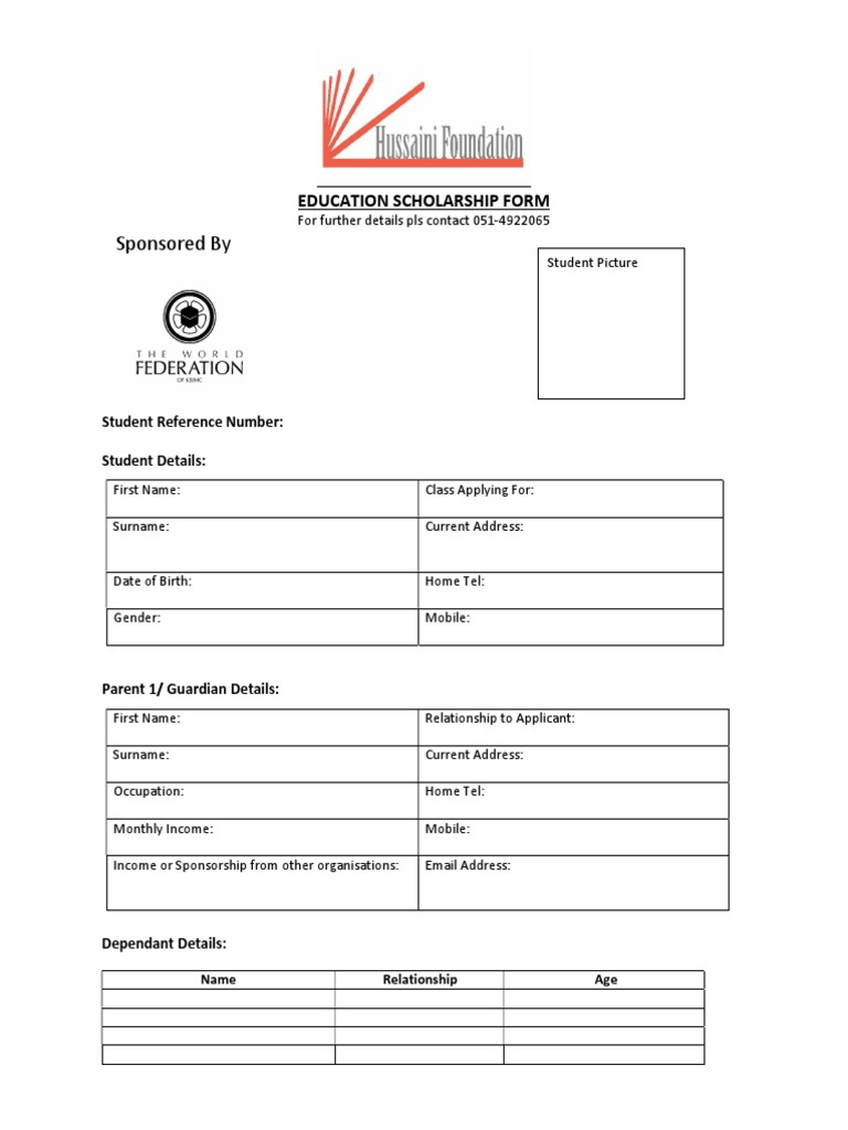 HF Education Form | PDF