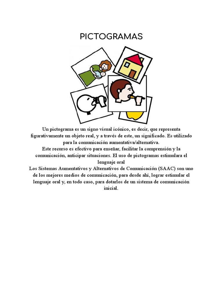 Mis Primeros Pictogramas | PDF