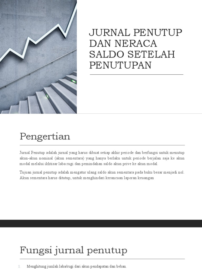 Jurnal Penutup Dan Neraca Saldo Setelah Penutupan | PDF | Pengelolaan Keuangan & Uang