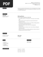 Waiter Experience Certificate Template | PDF