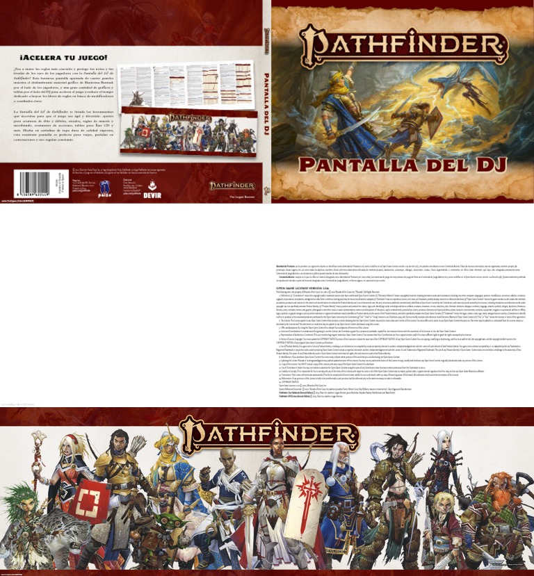 Pathfinder 2 Ed. Pantalla Del Director de Juego | PDF | Colaboración ...