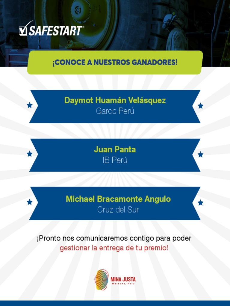 ¡Conoce A Los Ganadores Del Segundo Sorteo! | PDF ¡Conoce A Los Ganadores Del Segundo Sorteo! | PDF