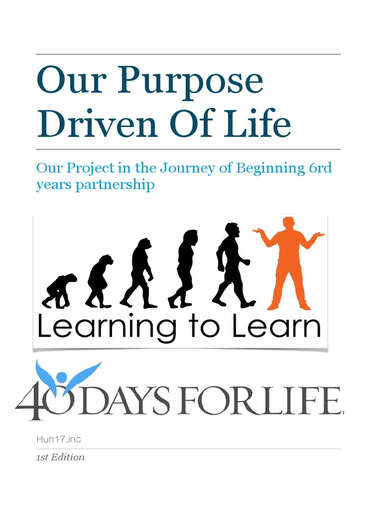 Purpose Driven Life Journey Guide | PDF | Religious Belief And Doctrine ...