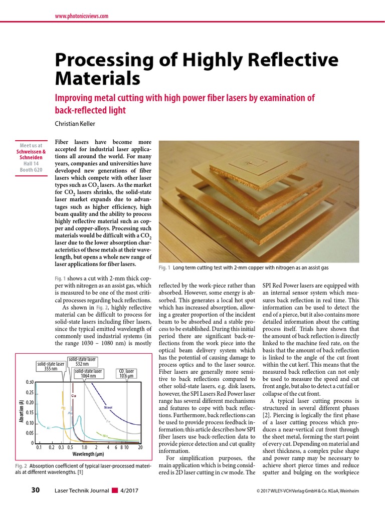 SPI Lasers: Enhancing Metal Cutting Efficiency | PDF | Sheet Metal | Laser