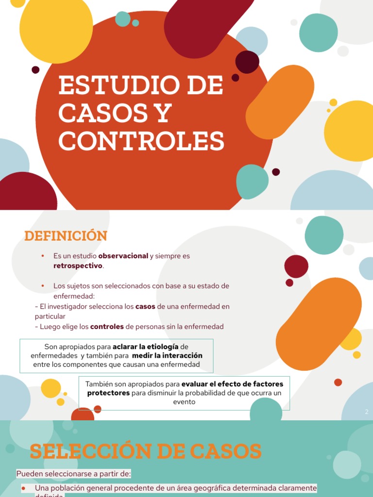 Estudios de Casos y Controles | PDF | Causas de la muerte | Salud pública