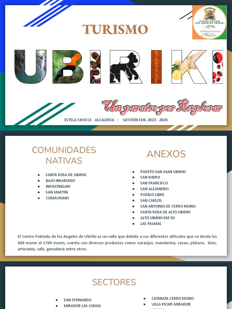 Presentacion y Atractivos Turismo Ubiriki Perene Chanchamayo Junin Peru ...