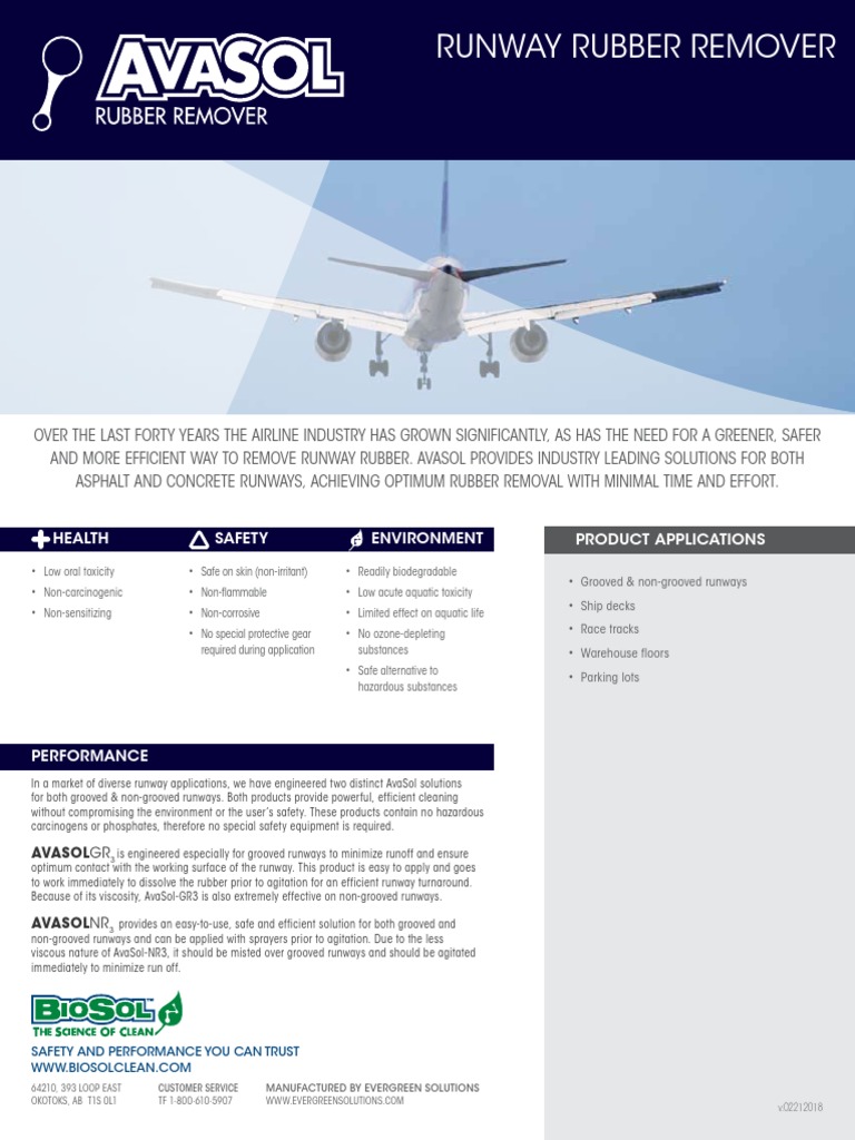 Avasol Tds | PDF | Runway | Personal Protective Equipment