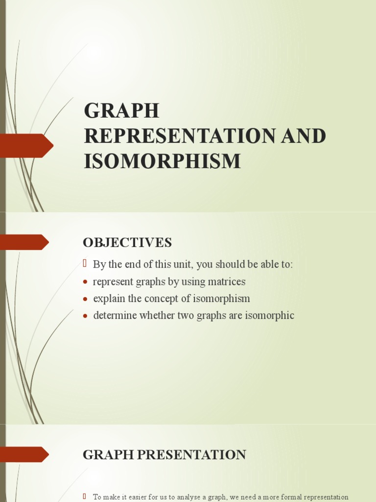 Bith212 Unit 8 Graph Representation and Isormophism | PDF | Matrix ...
