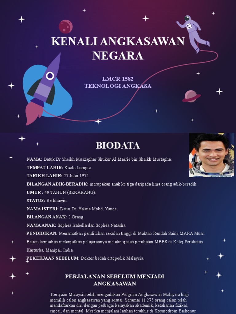 Kenali Angkasawan Negara | PDF