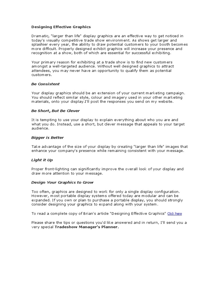 Designing Effective Graphics | PDF | Marketing | Graphics