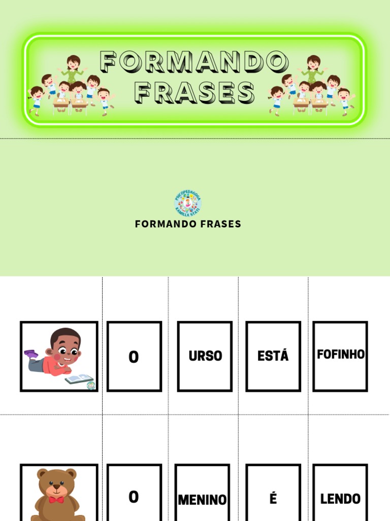 formando frases | PDF