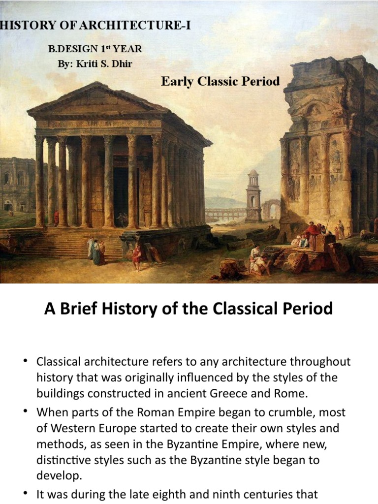 Classical Architecture Overview | PDF | Column | Ornament (Art)